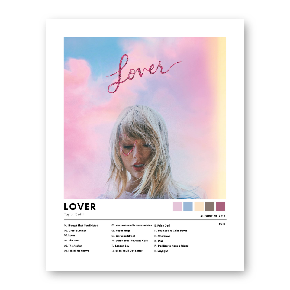Taylor Swift - Lover Print | The Darling Shop